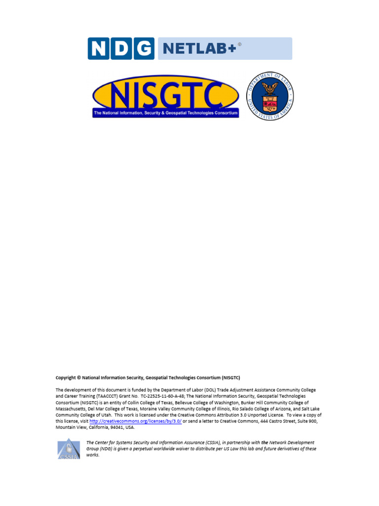 NDG NISGTC Forensics Lab 03 | PDF | Password | Computer Architecture