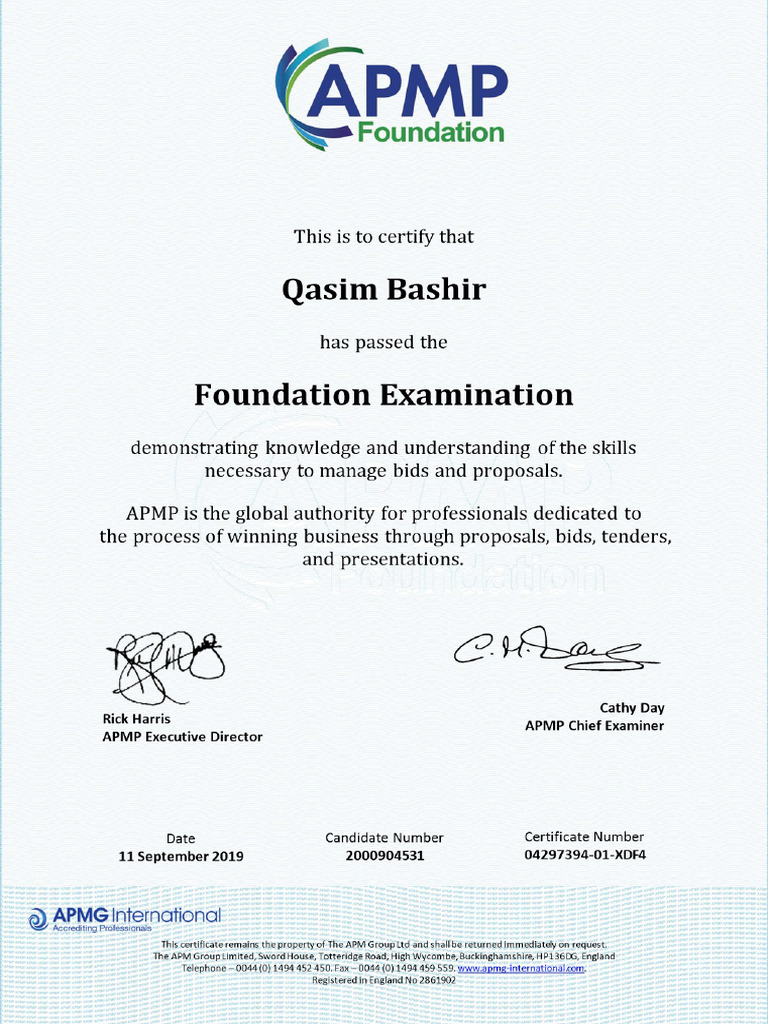 APMP Certification Unlocked | PDF
