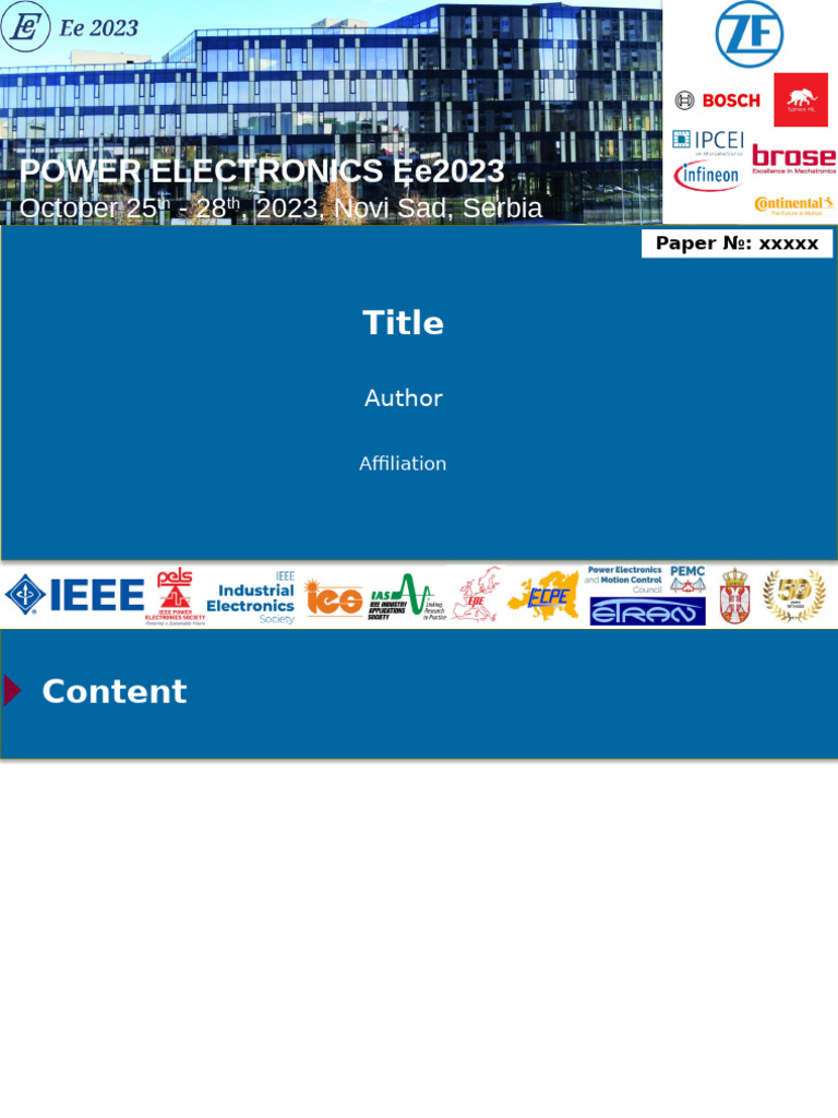 Ee2023 PPT Template | PDF