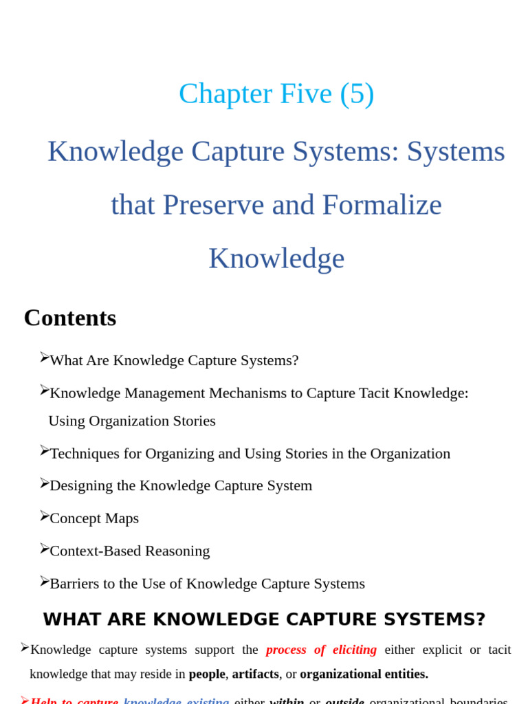 Chpter Five | PDF | Concept | Knowledge Representation And Reasoning