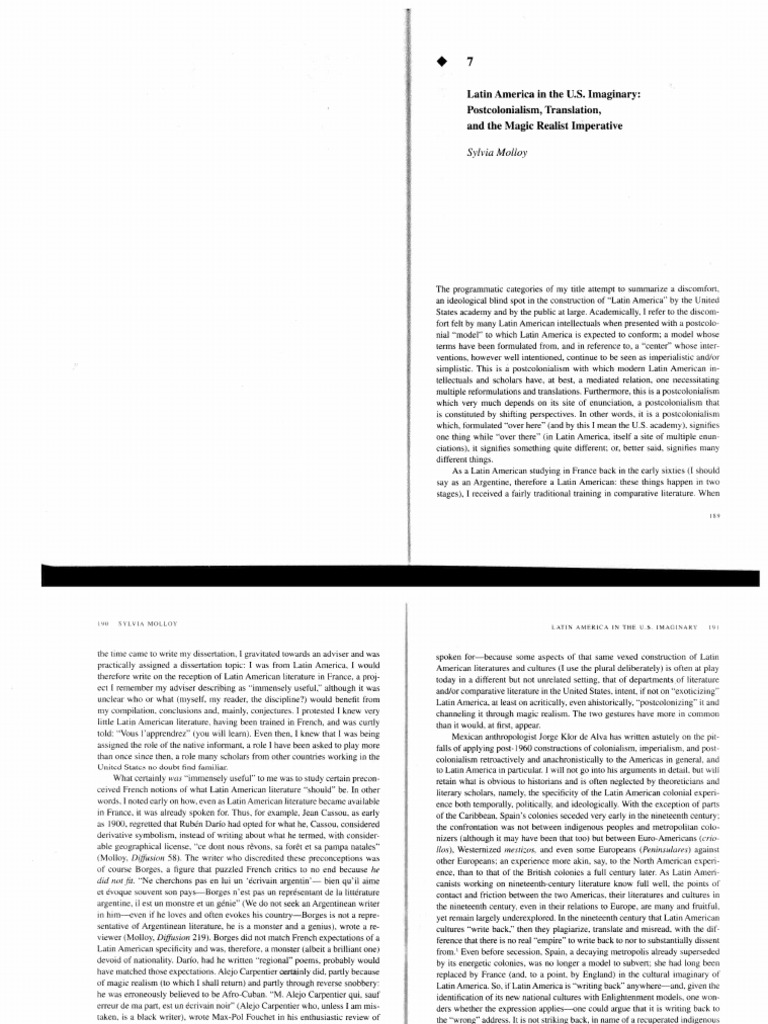 Molloy - Magical Realist Imperative | PDF