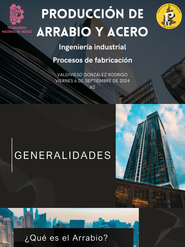 Producción de Arrabio y Acero | PDF | Arrabio | Hierro