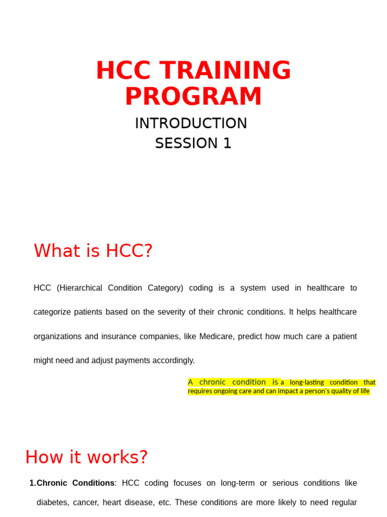 Understanding HCC Coding Essentials | PDF | Chronic Condition | Diabetes