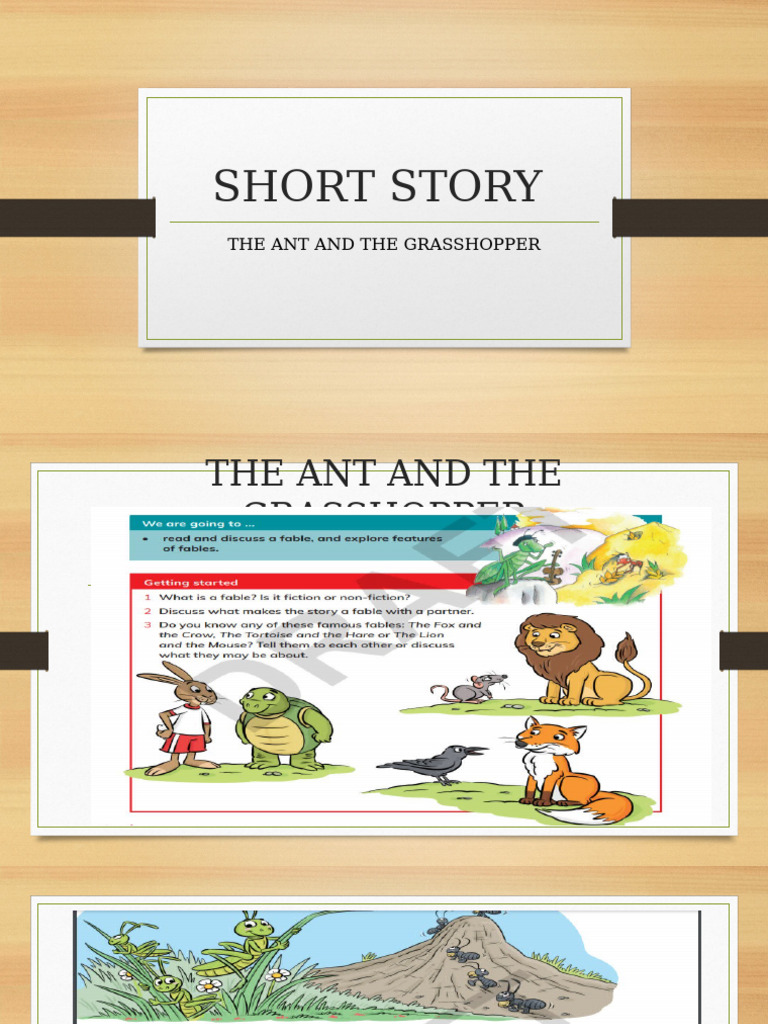 Ant and Grasshopper Story Analysis | PDF | Self-Improvement