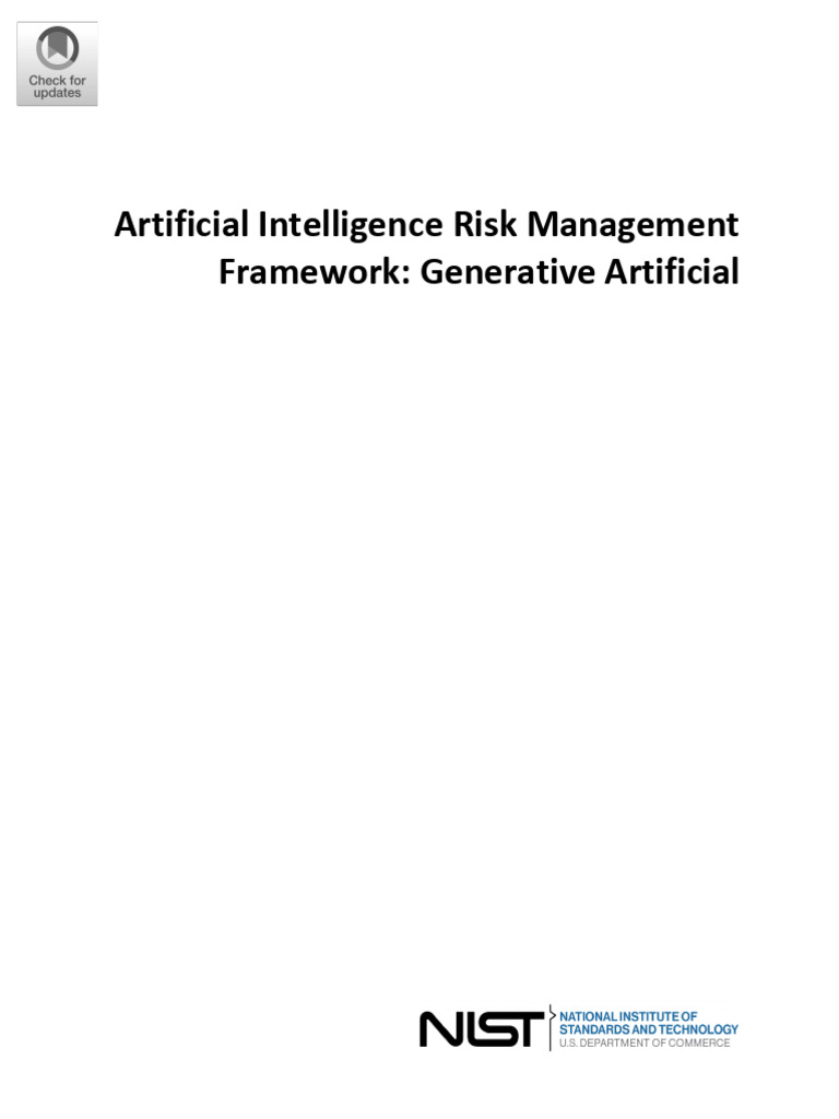 Artificial Intelligence Risk Management Framework (AI 600-1) | PDF | Computer Security | Security