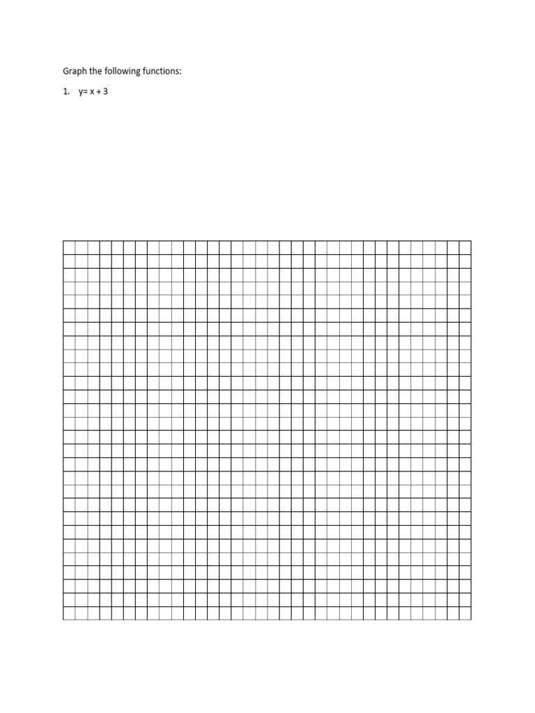 Graphing Exercise | PDF