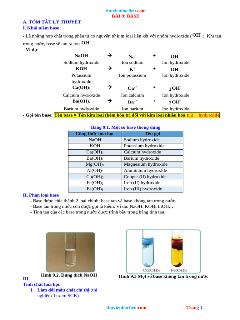 Chuyen de KHTN 8 Canh Dieu Bai 9 | PDF