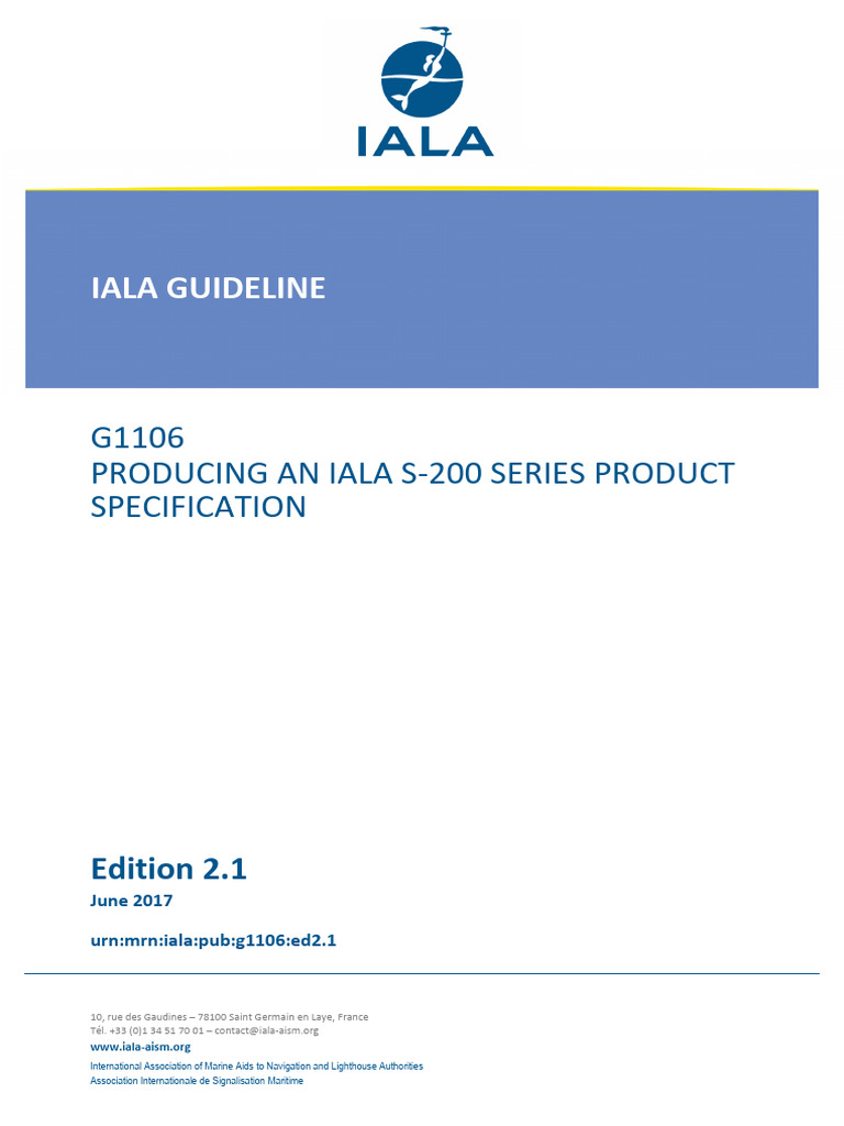 G1106 Ed2.1 Producing An IALA S 200 Series Product Specification June ...