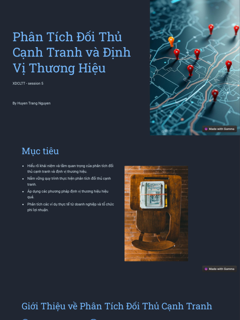 Phan Tich DJoi Thu Canh Tranh Va DJinh Vi Thuong Hieu 2 | PDF