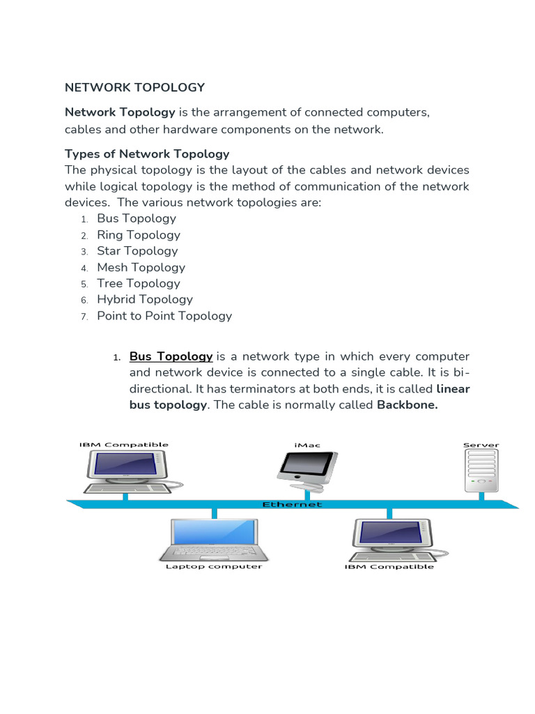 4762 Network Topology Pdf Network Topology Computer Network