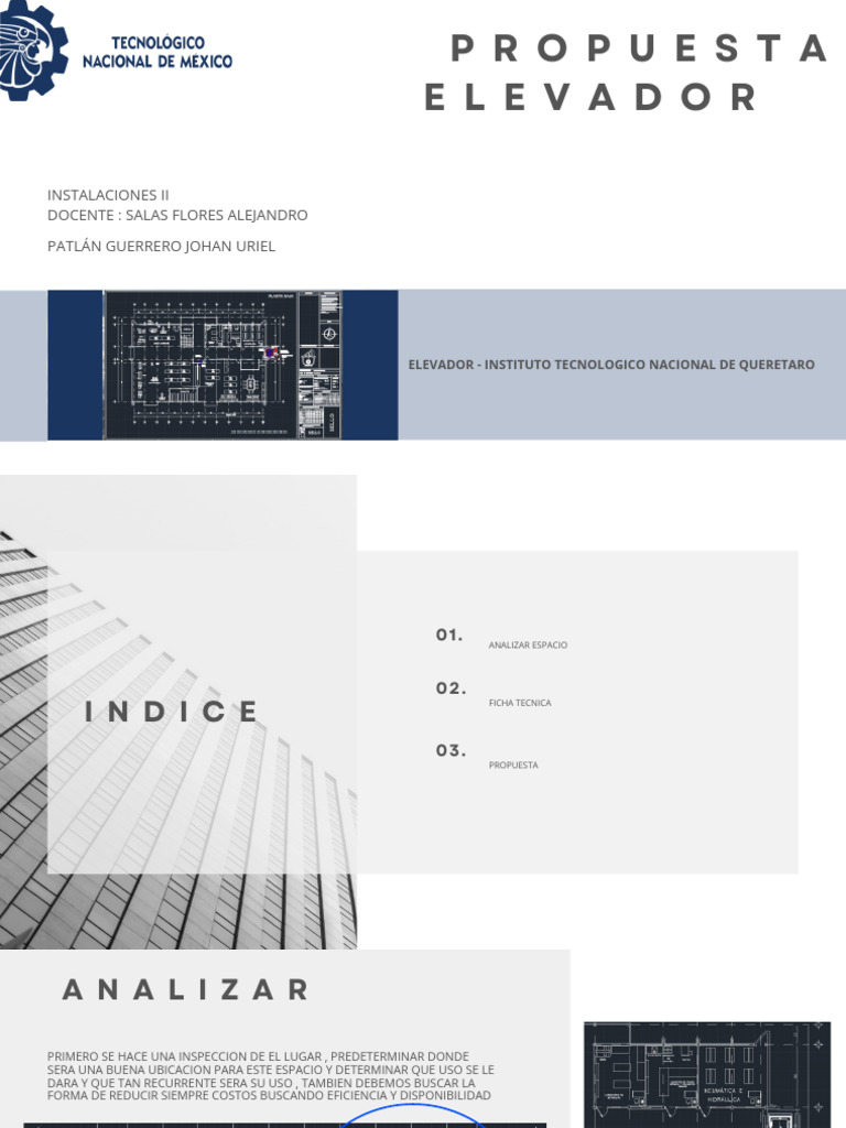 PROPUESTA - elevador | PDF