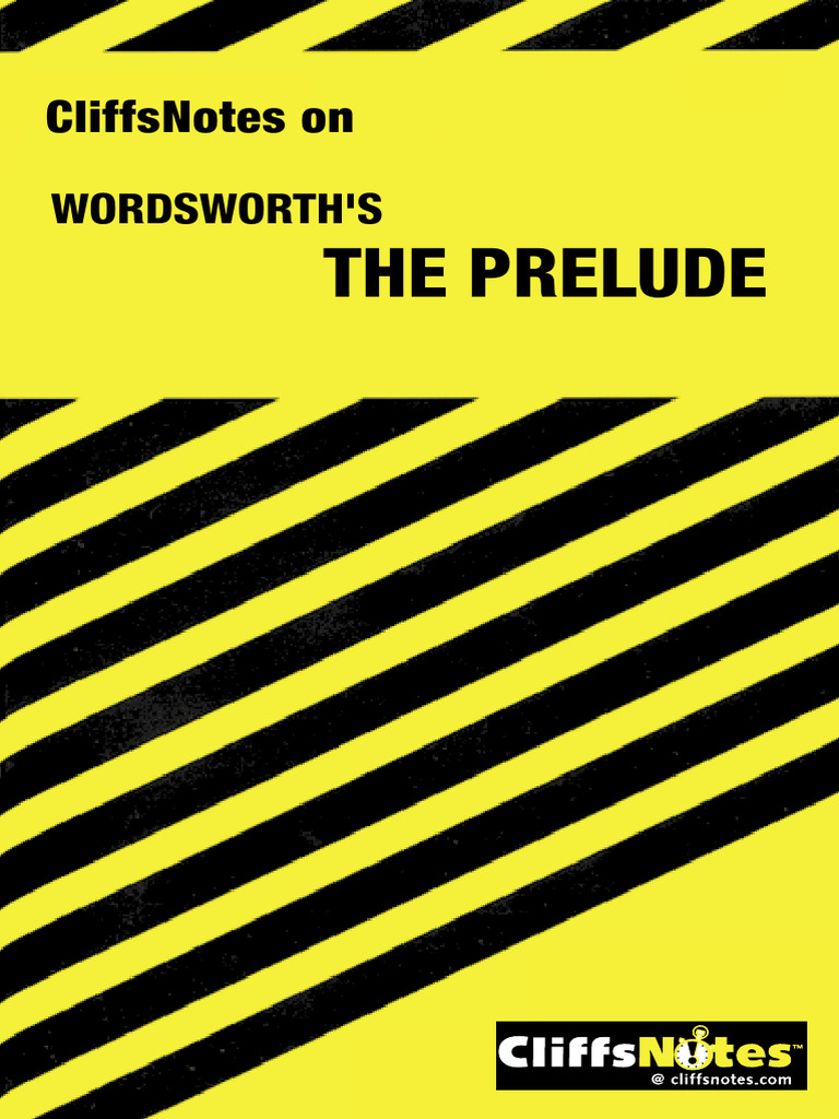 (Cliffs Notes) M. A. Warren Paul - Cliffsnotes The Prelude (2001 ...