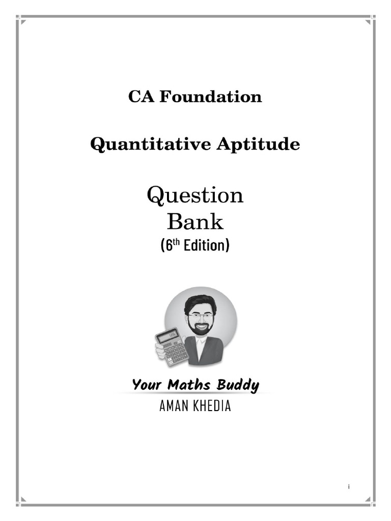 Question Bank Aptitude Pdf 