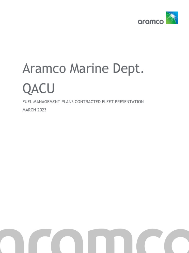 Fuel Management Plans for Offshore Vessels | PDF | Fuel Oil | Diesel Fuel