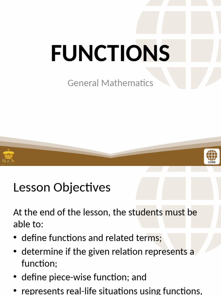 1 Representation of Functions-Edited | PDF