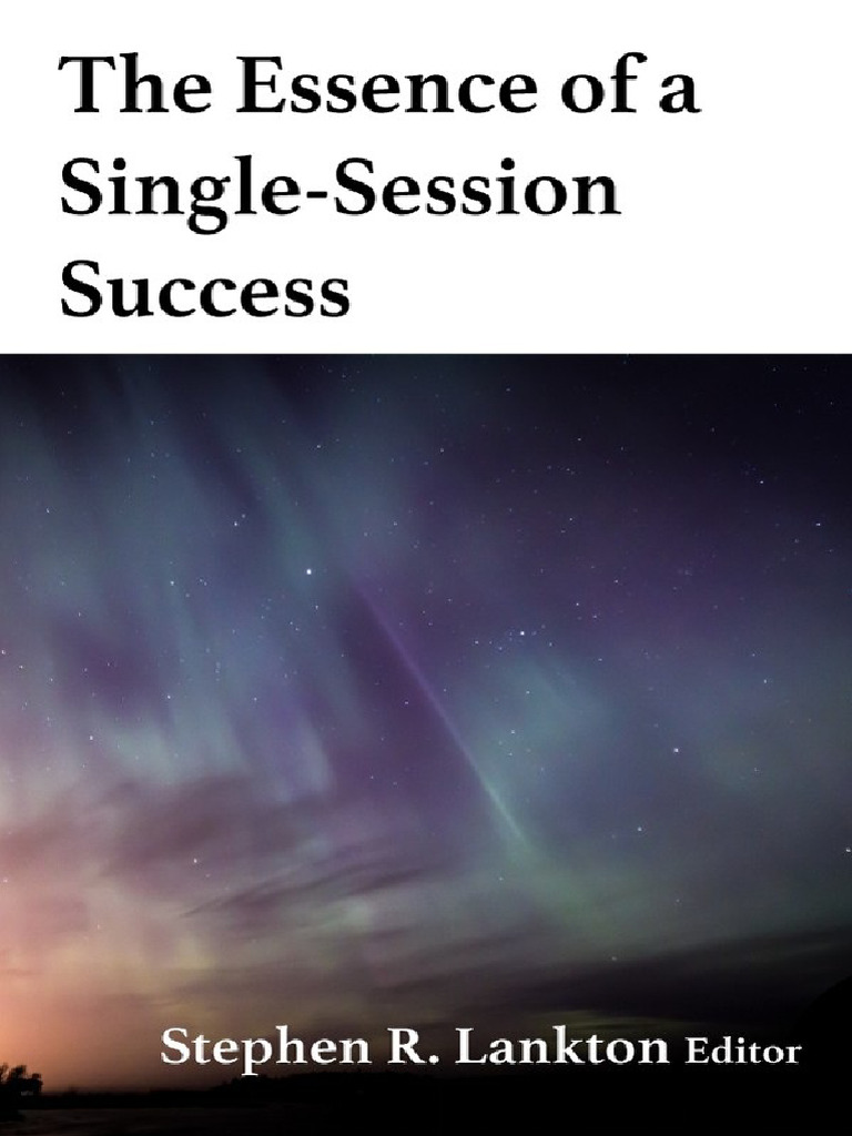 The Essence of A Single Session Success PDF | PDF | Hypnosis | Psychology