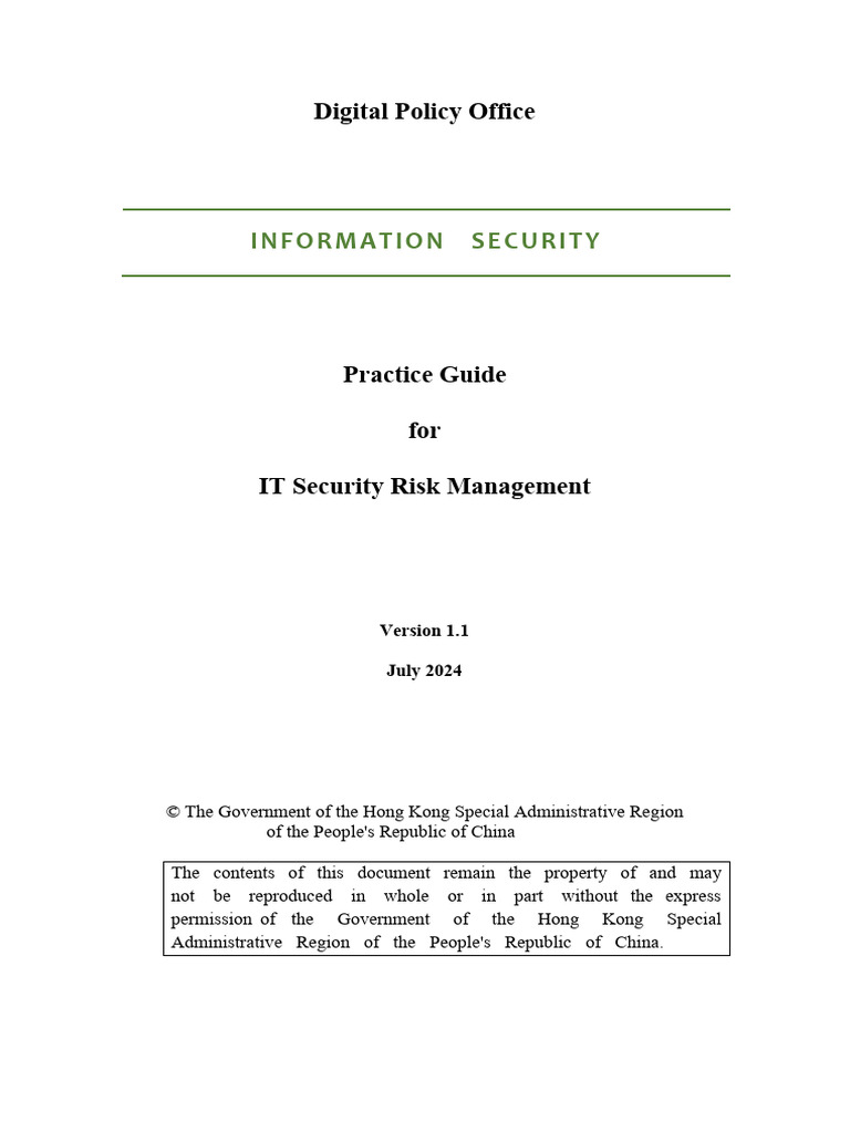 PG For IT Security Risk Management - EN | PDF | Risk | Computer Security