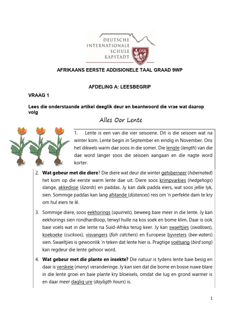 Gr9WP Oefening | PDF