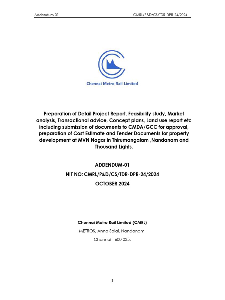 Addendum_1 | PDF | Business