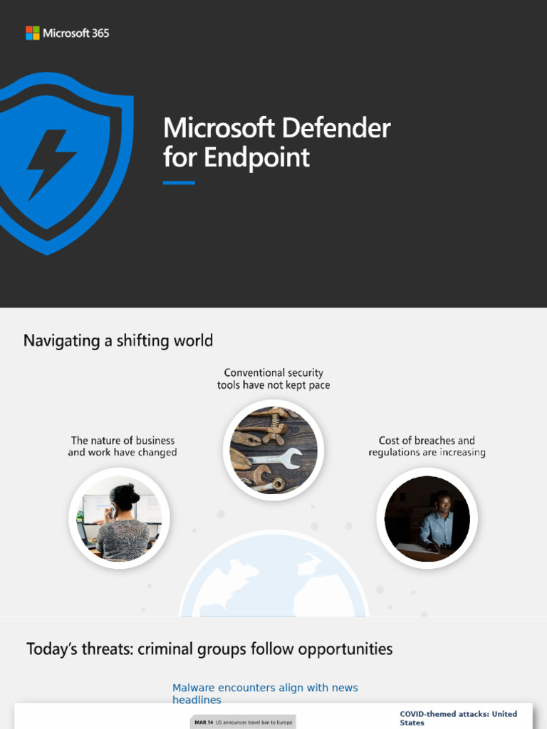 Microsoft Defender For Endpoint Overview20220517152129 | PDF