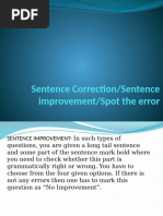 Identifying Sentence Errors Practice Questions | PDF | Grammatical Number | Verb