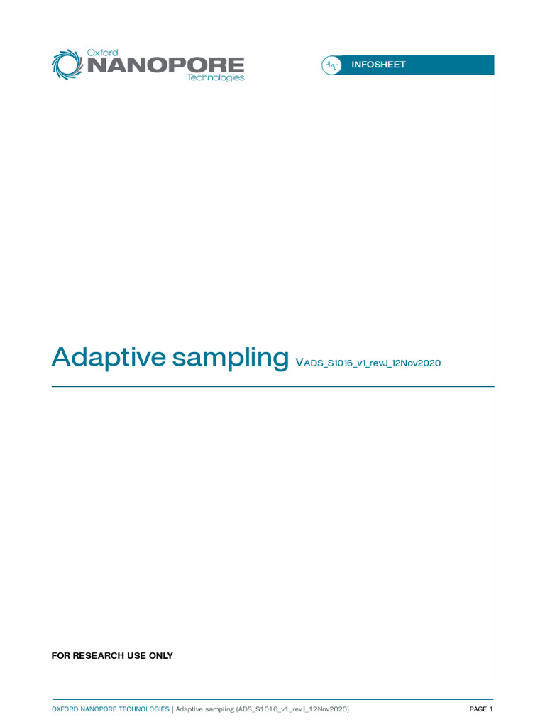 Adaptive Sampling Document Document en ADS - S1016 - v1 - Revj ...