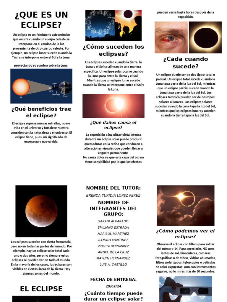 Que Es Un Eclipse | PDF | Eclipse solar | Eclipse