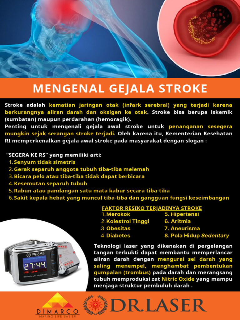 Gejala dan Faktor Risiko Stroke | PDF