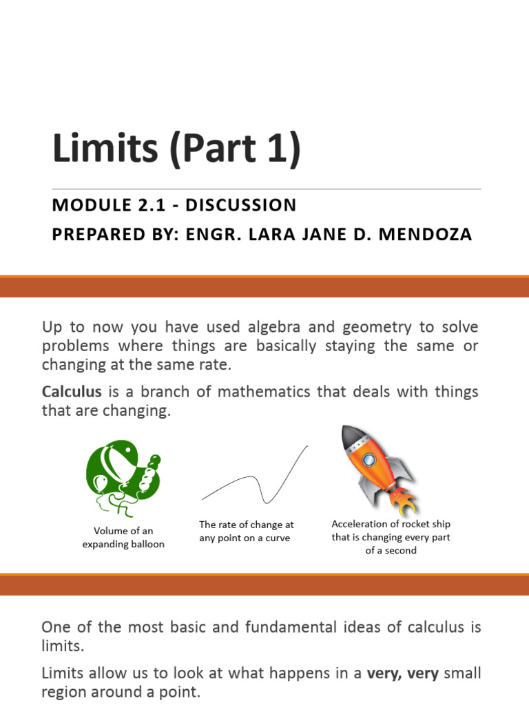 Lesson-2 Limits | PDF | Function (Mathematics) | Area