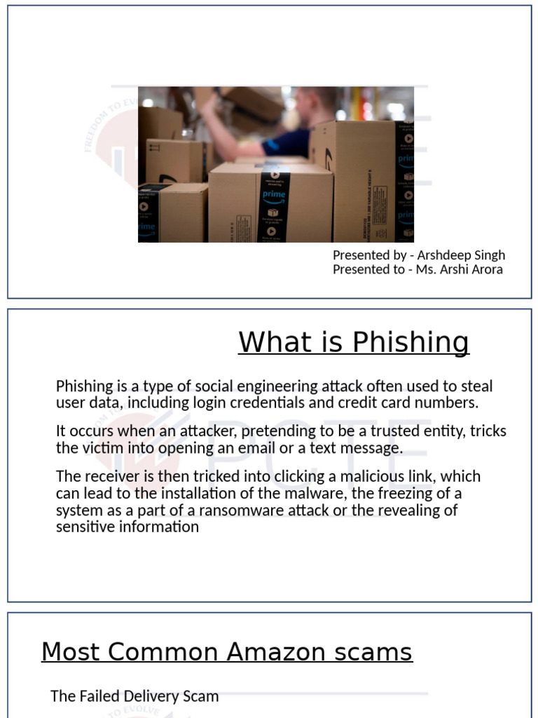 Amazon Phishing Scam | PDF | Social Science
