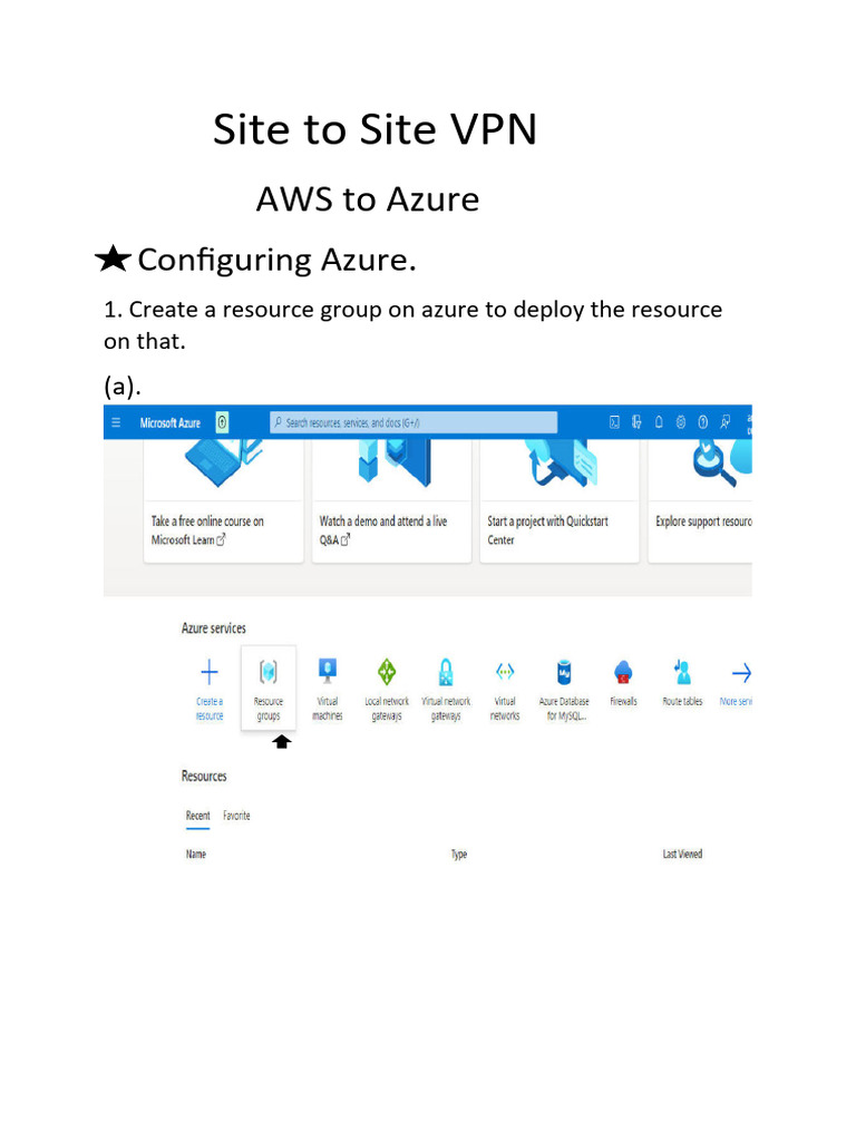 AWS-Azure VPN Setup Guide | PDF | Ip Address | Virtual Private Network