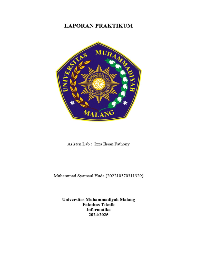 Muhammad Syamsul Huda - 202210370311329 | PDF