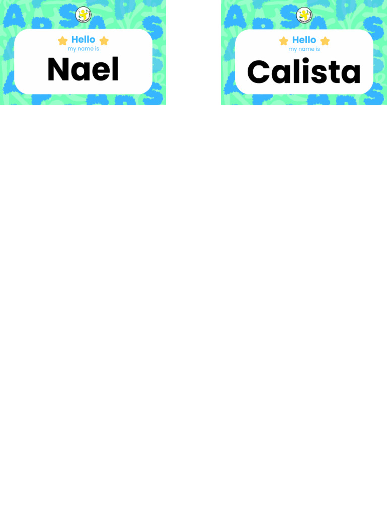 Kindergarten - Name Tags Print_20241024_140454_0000 | PDF