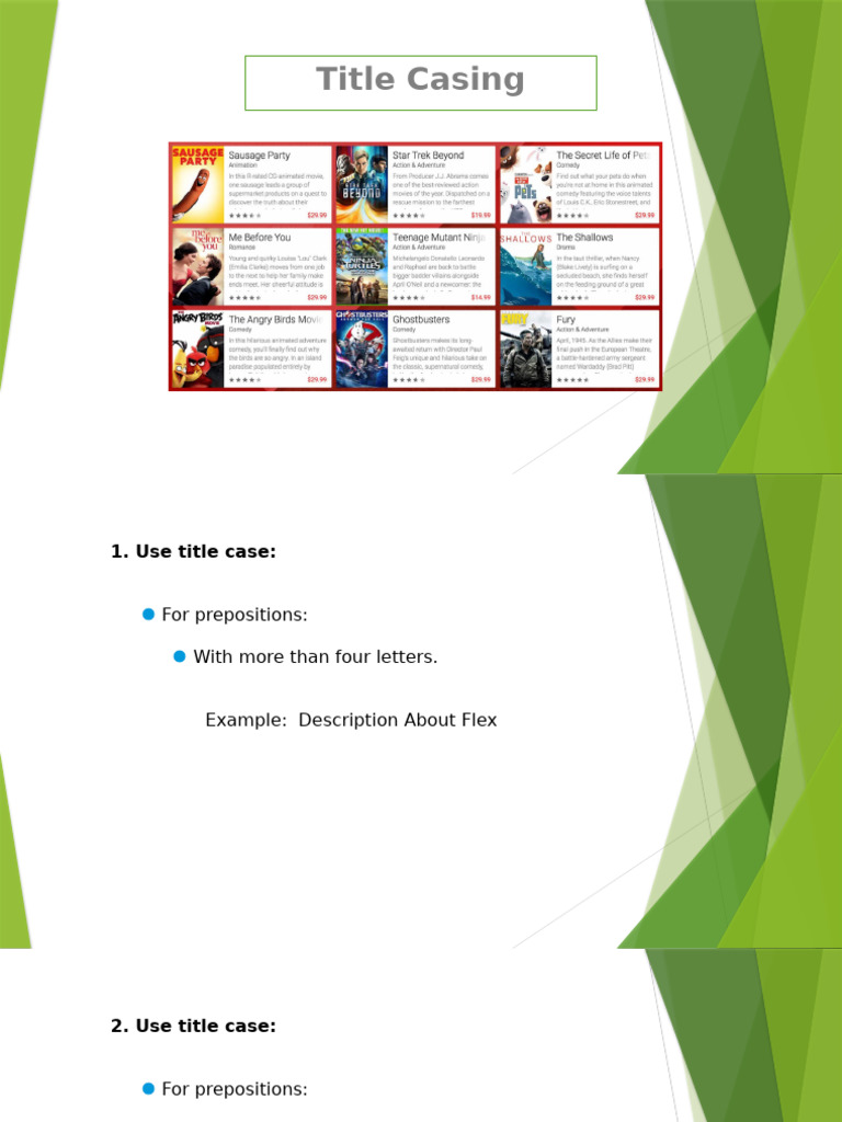 Title Casing | PDF | Part Of Speech | Preposition And Postposition