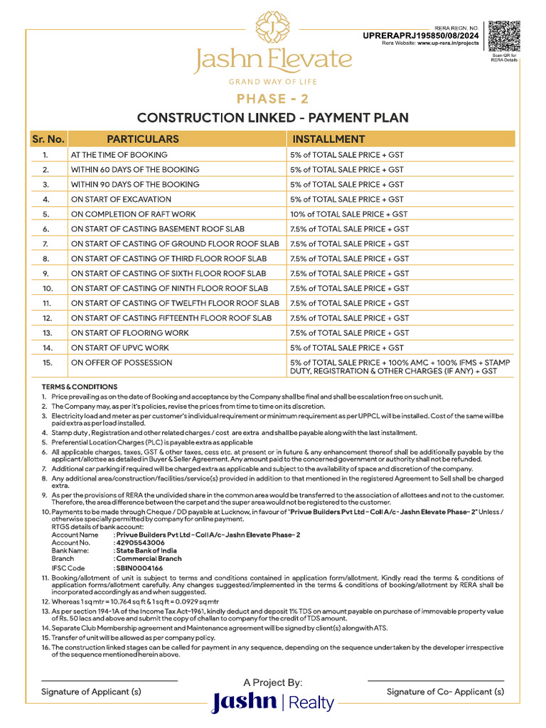 Elevate - Payment Plan - Phase II | PDF