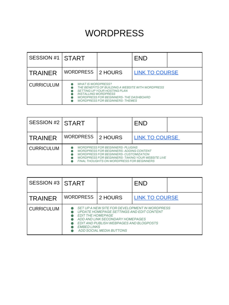 Wordpress Pdf Word Press Computing