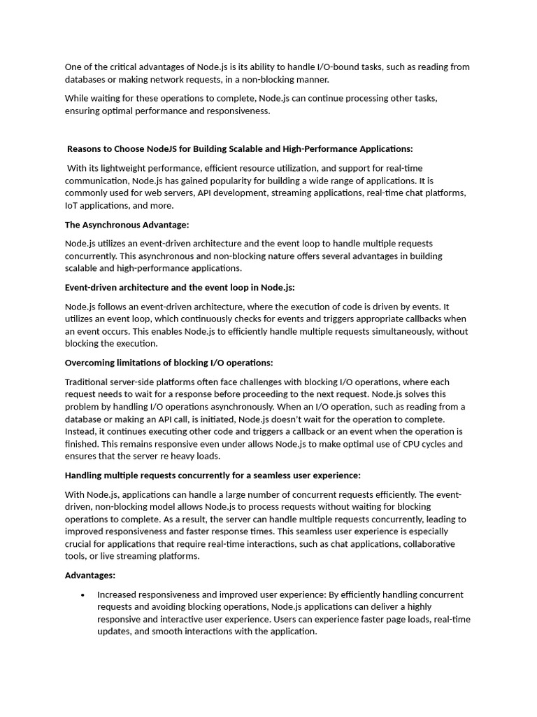 Performance Benefits For Input Output Apps | PDF | Scalability ...