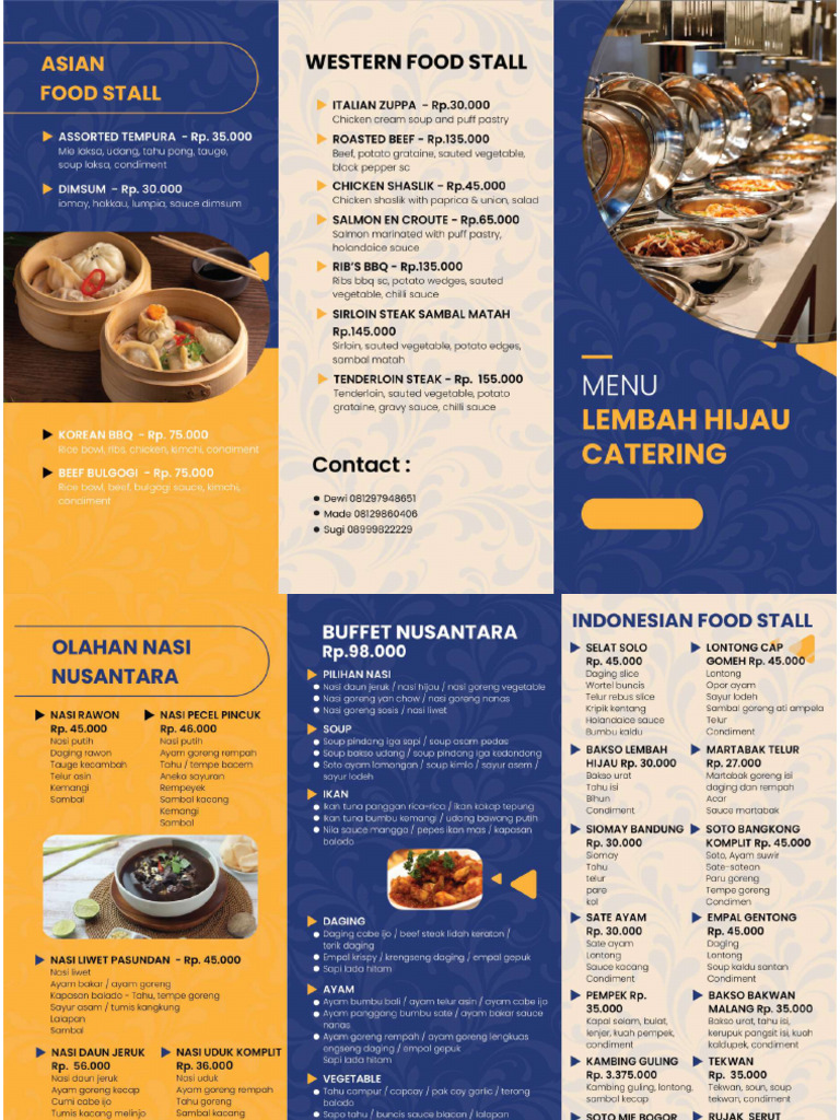 Trifold Menu LH 2022 Fin | PDF