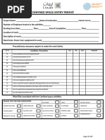 Confined Space Entry Guidelines Pdf Personal Protective Equipment