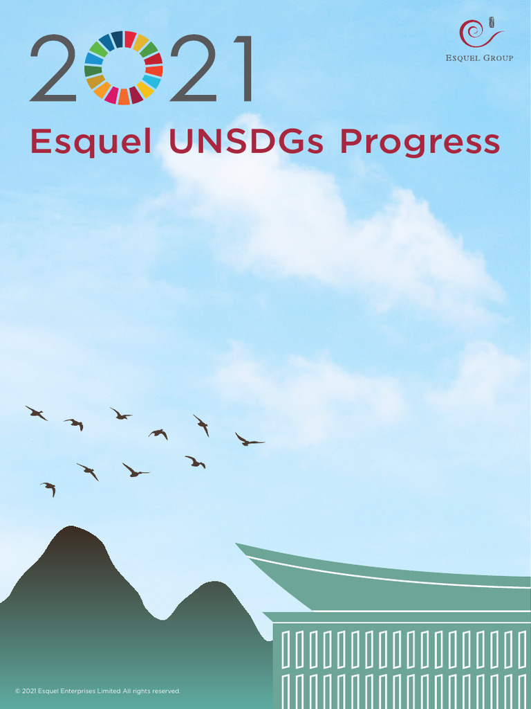 Esquel's UNSDGs Report - v5 | PDF | Sustainability | Sustainable ...