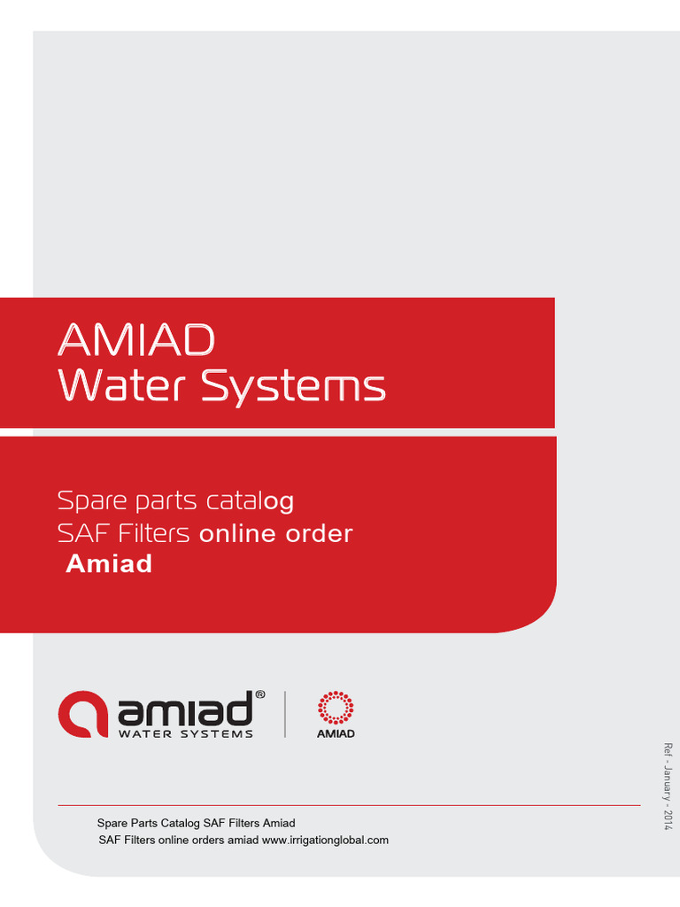 Saf SLN Spare Parts List Amiad Timex | PDF | Screw | Nut (Hardware)
