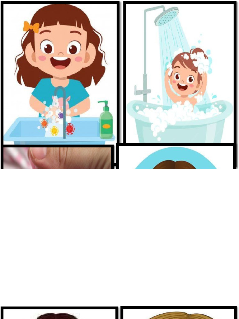 Hygiene Pictures Memory Game | PDF