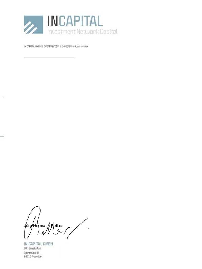 CIS Verification for IN Capital GmbH | PDF | Business
