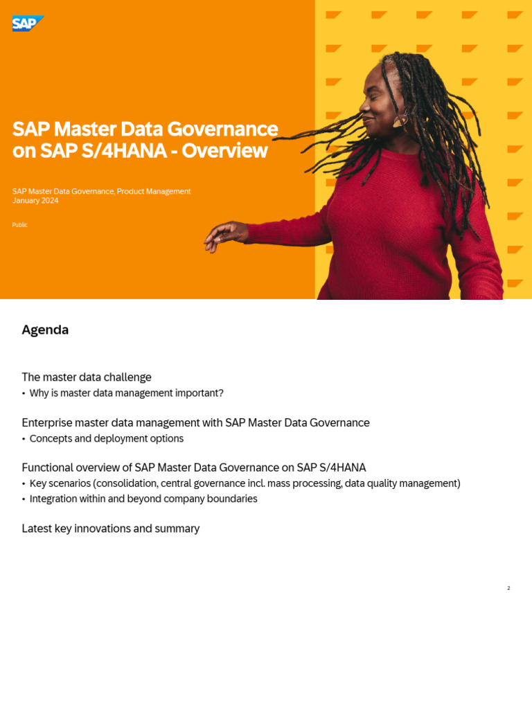 SAP S/4HANA Master Data Solutions | PDF | Data Quality | Governance