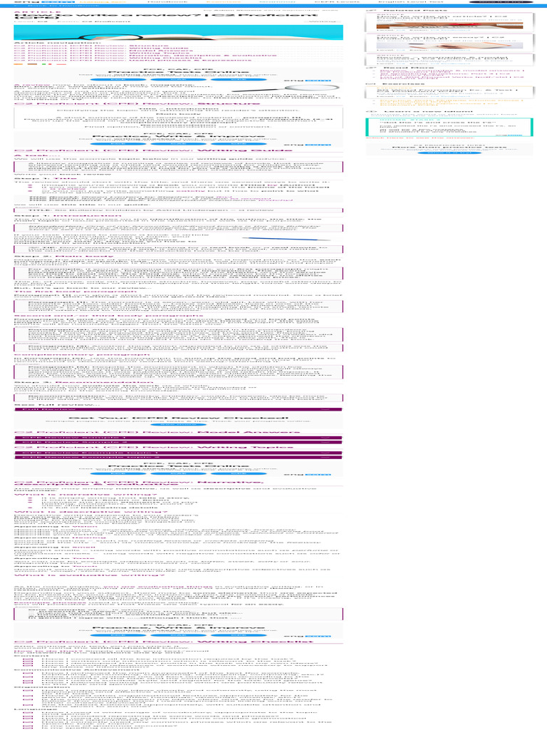 How To Write A Review C2 Proficient (CPE) | PDF | Human Communication | Linguistics