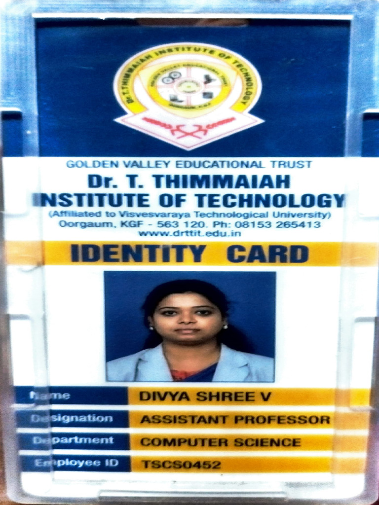 Golden Valley Educational Trust ID Card | PDF