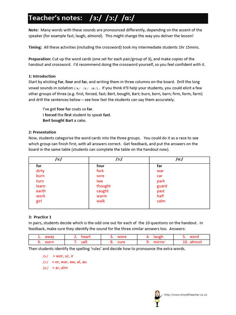 Er or Ah Pronunciation | PDF | Languages | Foreign Language Studies
