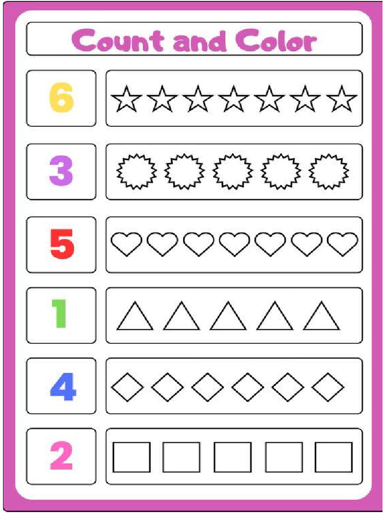 COUNT AND COLOR & | PDF