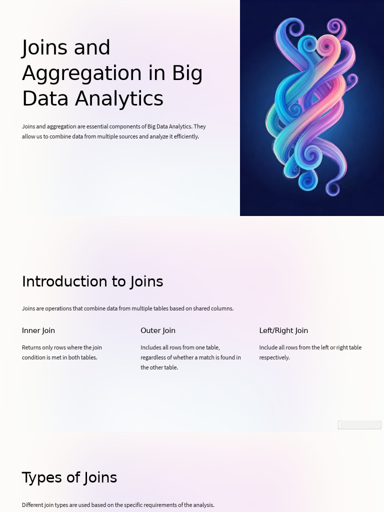 Joins and Aggregation in Big Data Analytics | PDF | Big Data | Data Analysis