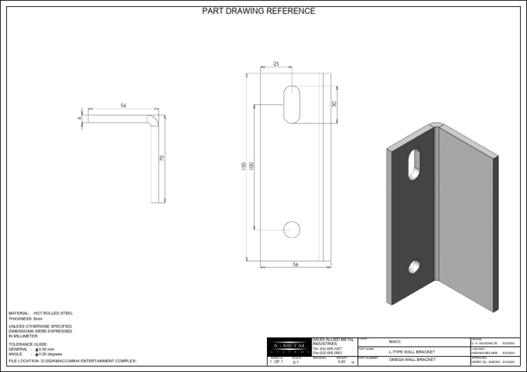 L-Type Wall Bracket | PDF